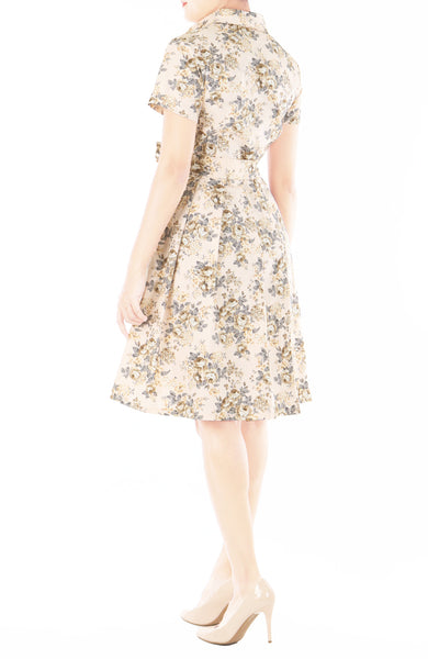 Antique Rosette Anna Shirtdress – Whitesoot